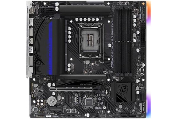 ASrock B760M Phantom Gaming Riptide Socket 1700 Intel B760 DDR5 miniATX ...