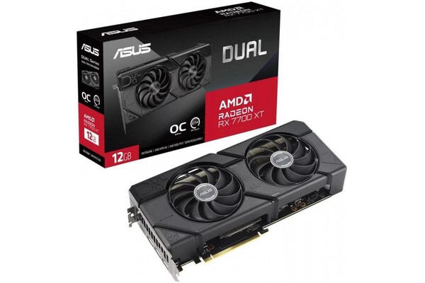 Karta graficzna ASUS RX 7700 XT Dual OC 12GB GDDR6 sprawdź najlepsze oferty