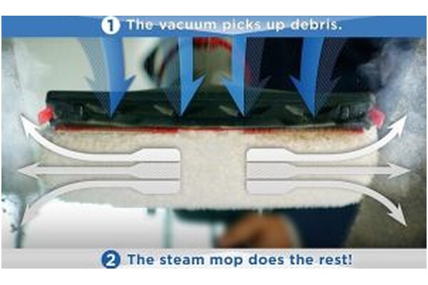 BISSELL 1977N Vac&Steam pionowy bezworkowy czarny najlepsze oferty