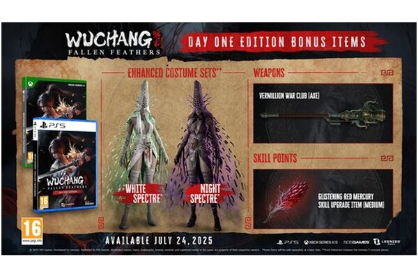Wuchang Fallen Feathers Day 1 Edition Xbox (Series X) najlepsze oferty