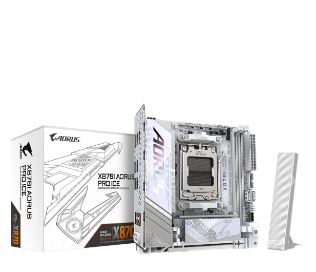 GIGABYTE X870I Aorus Pro Ice Socket AM5 X870 DDR5 Mini-ITX najlepsze oferty