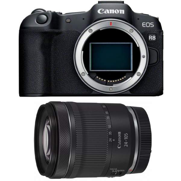 bezlusterkowy CANON EOS R8 + RF 24-105mm IS STM najlepsze oferty